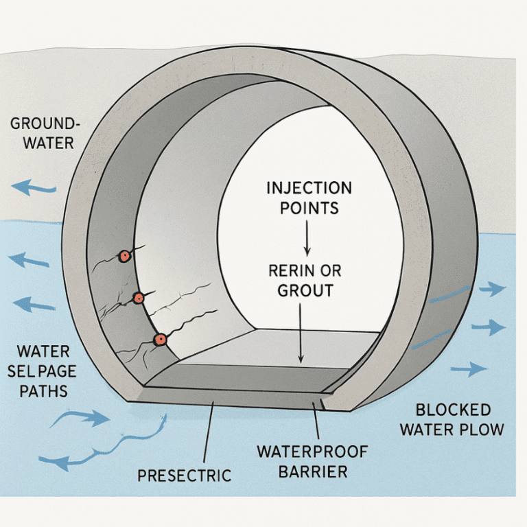 Water Ingress Control - Geo Constech | Grouting & Geotechnical Experts ...